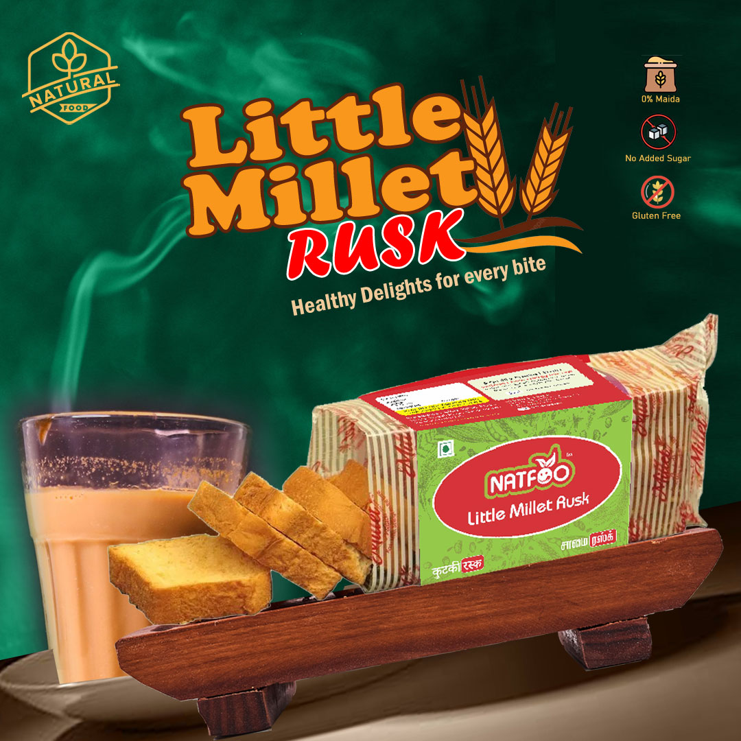 Little Millet Rusk / சாமை ரஸ்க் / कुटकी रस्क Little Millet Rusk / சாமை ரஸ்க் / कुटकी रस्क